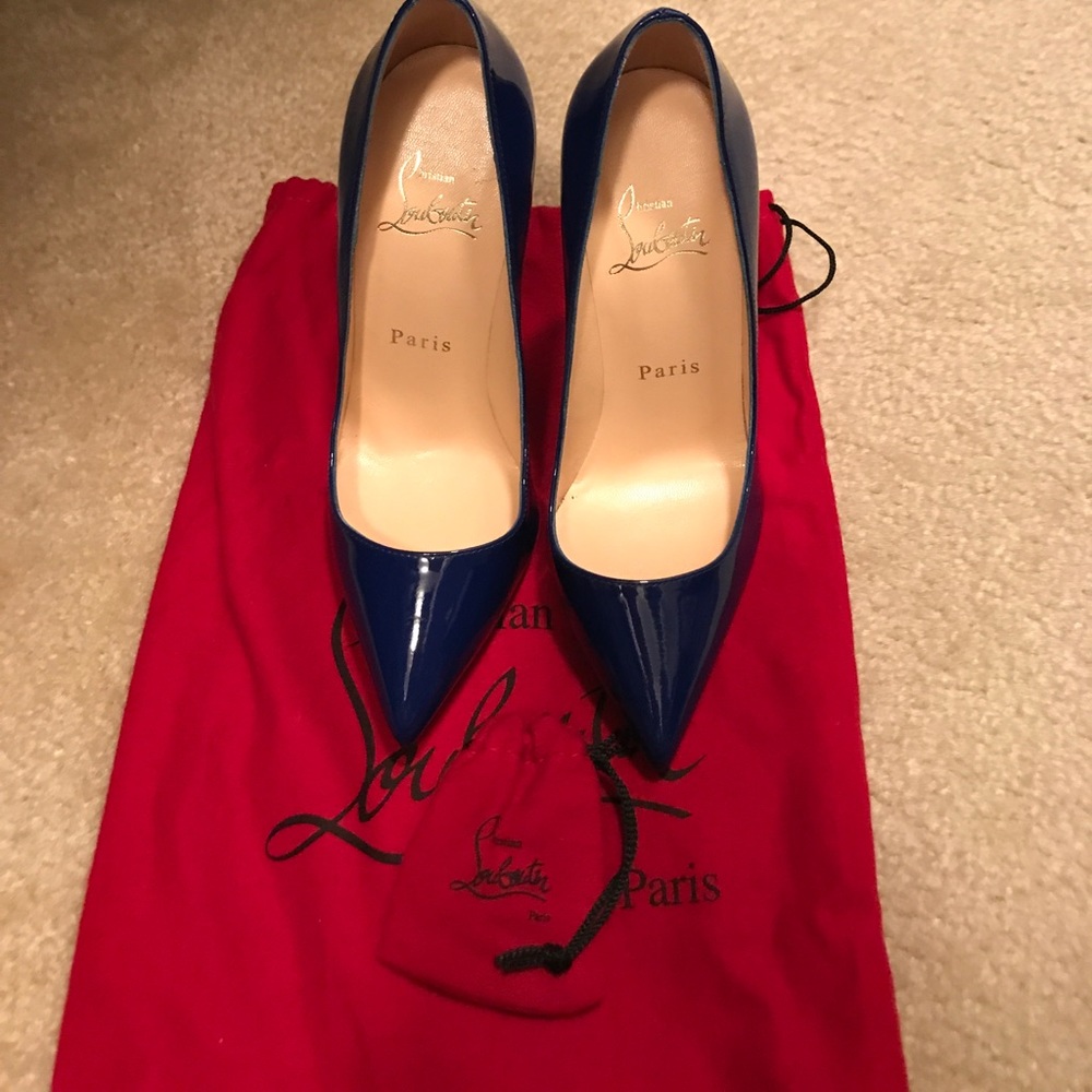 Christian Louboutin Pigalle In Neptune - Gem